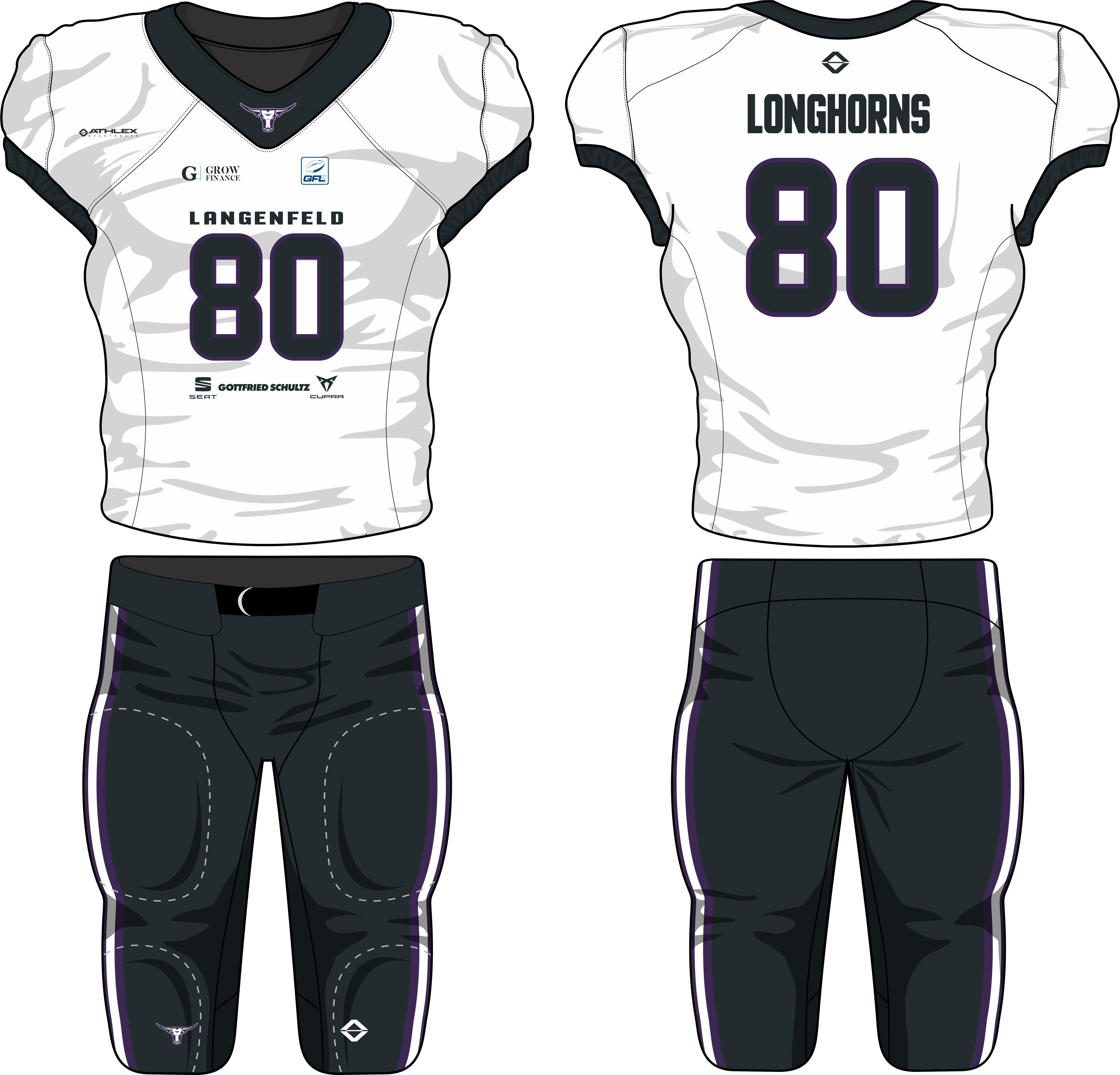 American Football – Athlex – Team Trikots